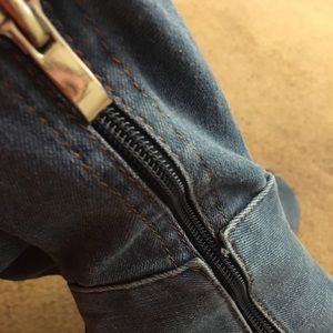 Shoes | Open Toe Denim High Heel Jeans Boots | Poshmark